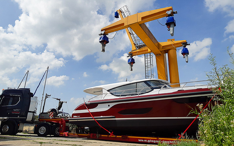 Boot te water in Sneek
